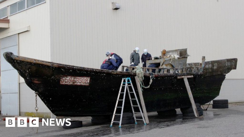 'Decaying bodies' found in wooden boats off Japan coast - BBC News