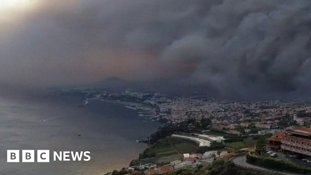 Madeira wildfires: 'Ash is still falling into the city' - BBC News