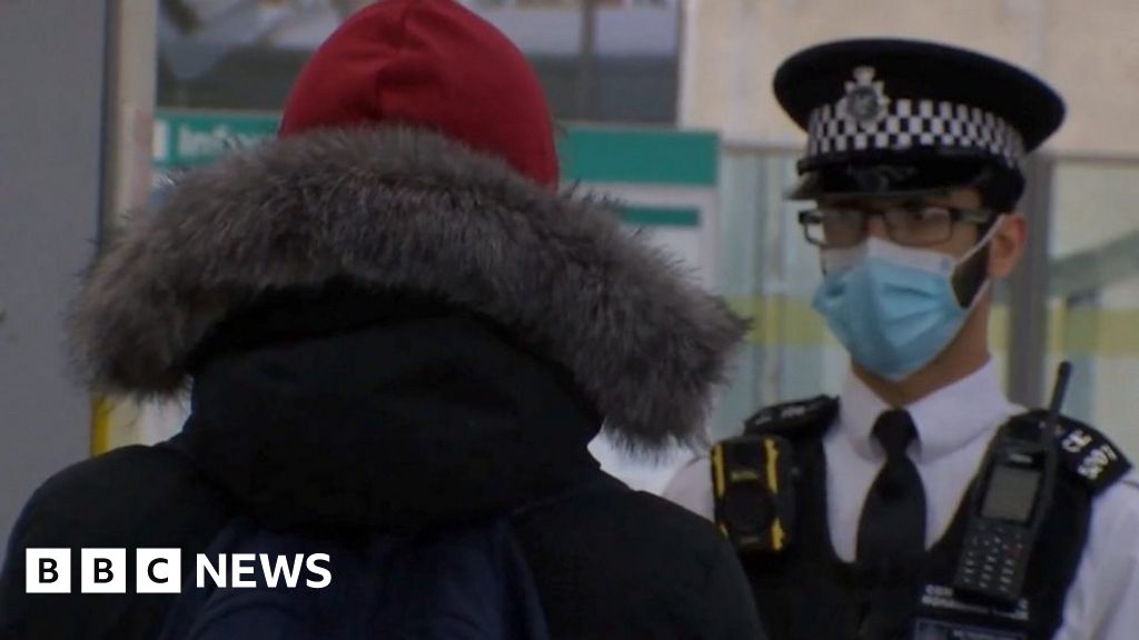 Covid-19: The police fining people for breaching restrictions - BBC News
