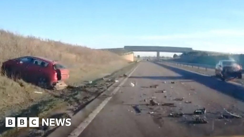 Broken down car collision near Norwich prompts police warning