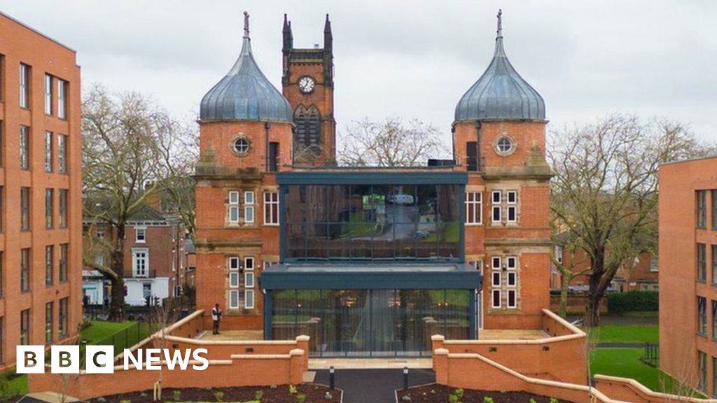 Derby's historic 'pepper pots' building brought back to life - BBC News