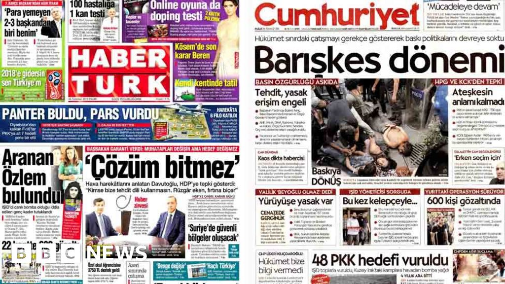 Turkish papers warning over IS, PKK strikes, early poll - BBC News