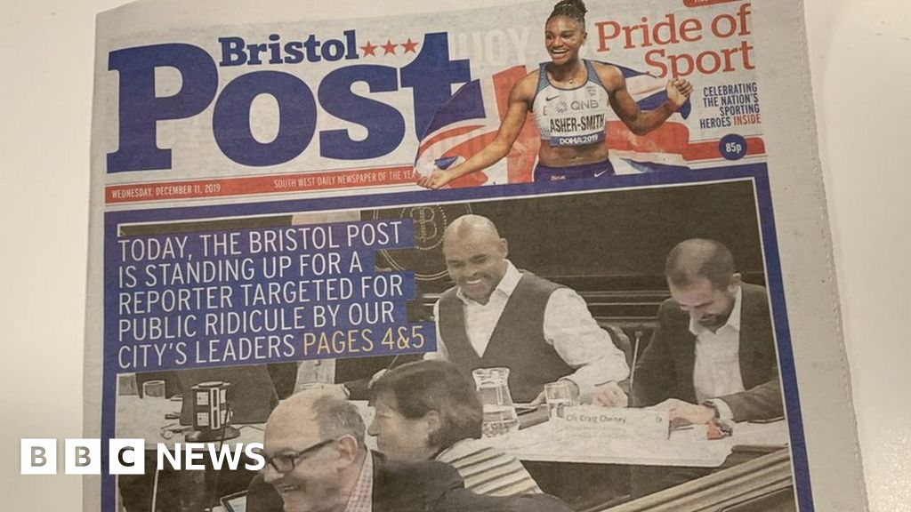 Bristol mayor criticised for remarks about reporter - BBC News