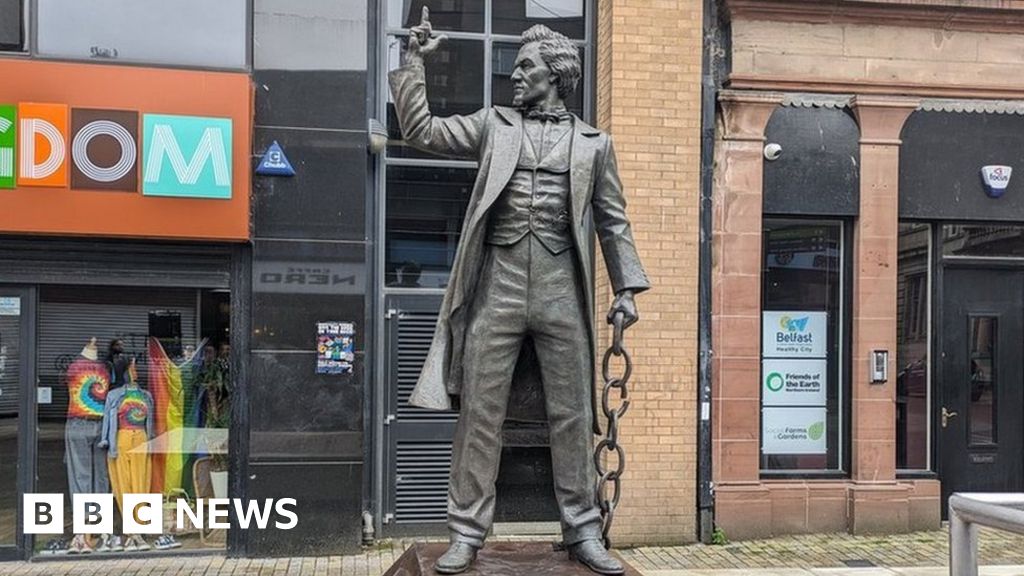 Frederick Douglass: Belfast statue of black anti-slavery activist unveiled