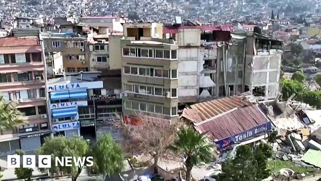 Drone footage shows Turkey earthquake destruction - before and after ...