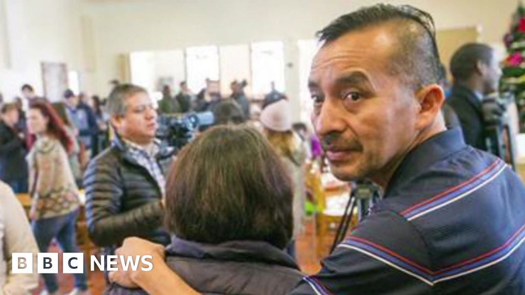 US migrant held after leaving church where he sought sanctuary - BBC News