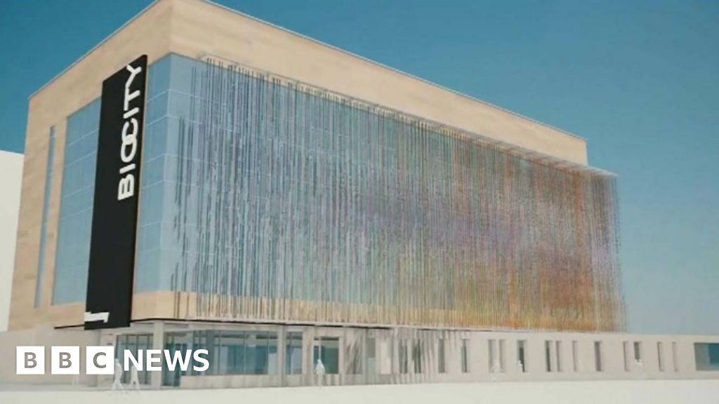 Satellite-powered sculpture plan for Nottingham bioscience site - BBC News