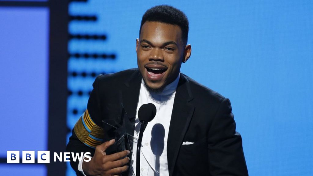 Chance the Rapper wins BET humanitarian award, presented by Michelle Obama