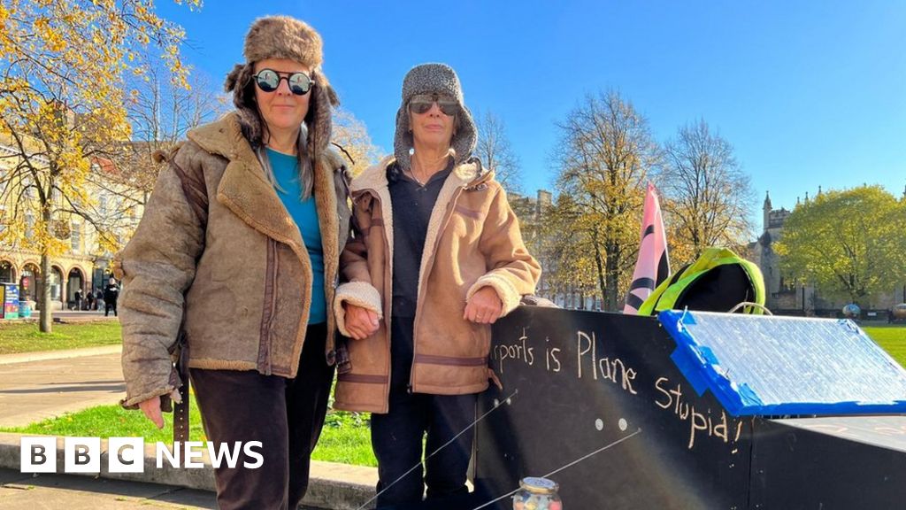 COP27: Protestors gather on Bristol's College Green