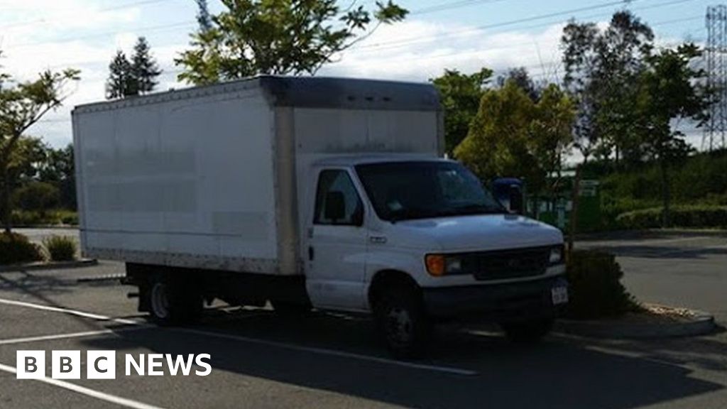 Google worker, 23, living in van in staff car park to save money - BBC News