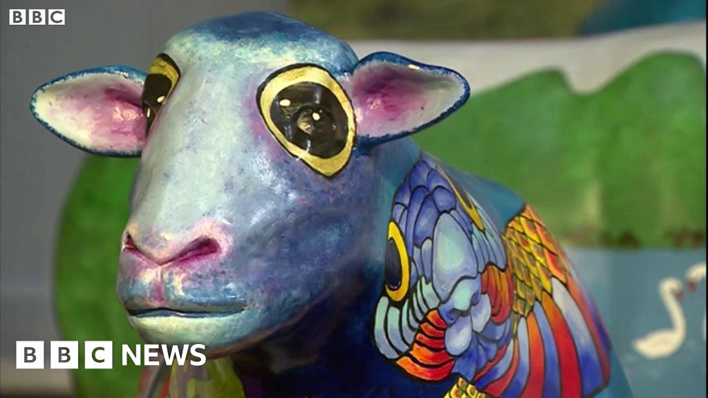 Lake District flock goes under the hammer for charity - BBC News