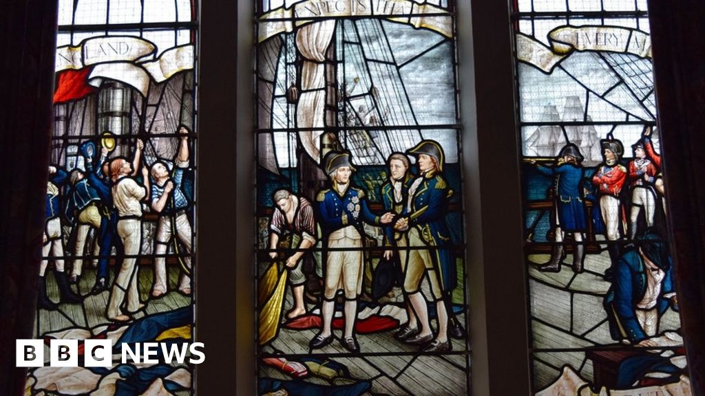 Dervock lays claim to Trafalgar hero Captain Charles Adair - BBC News