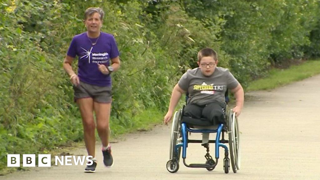 Meningitis survivor and nana complete 20km charity challenge