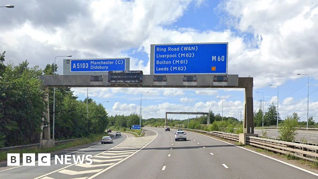man-knocked-down-and-killed-on-m60-motorway-bbc-news