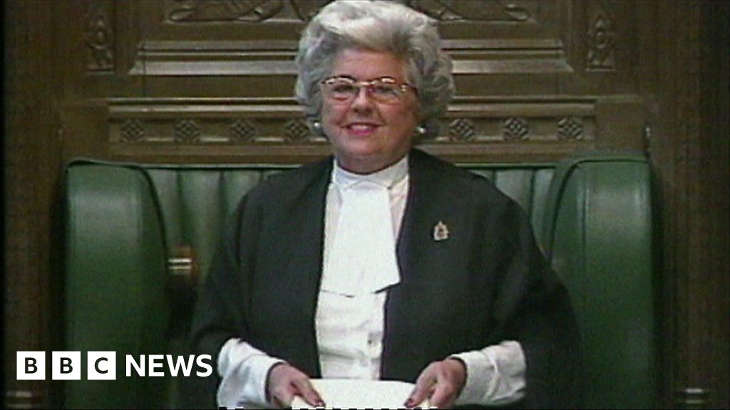 Time's up! Boothroyd's farewell to the Commons - BBC News