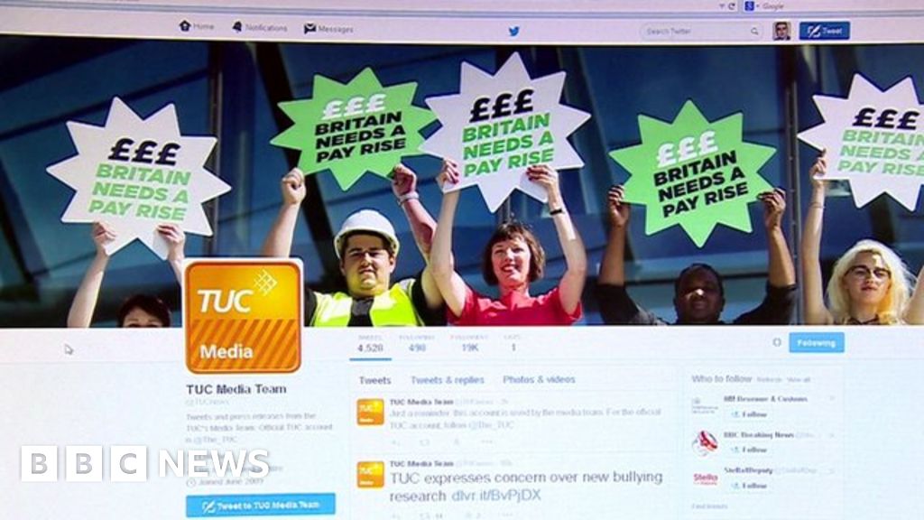 TUC warns over union social media 'curbs' - BBC News