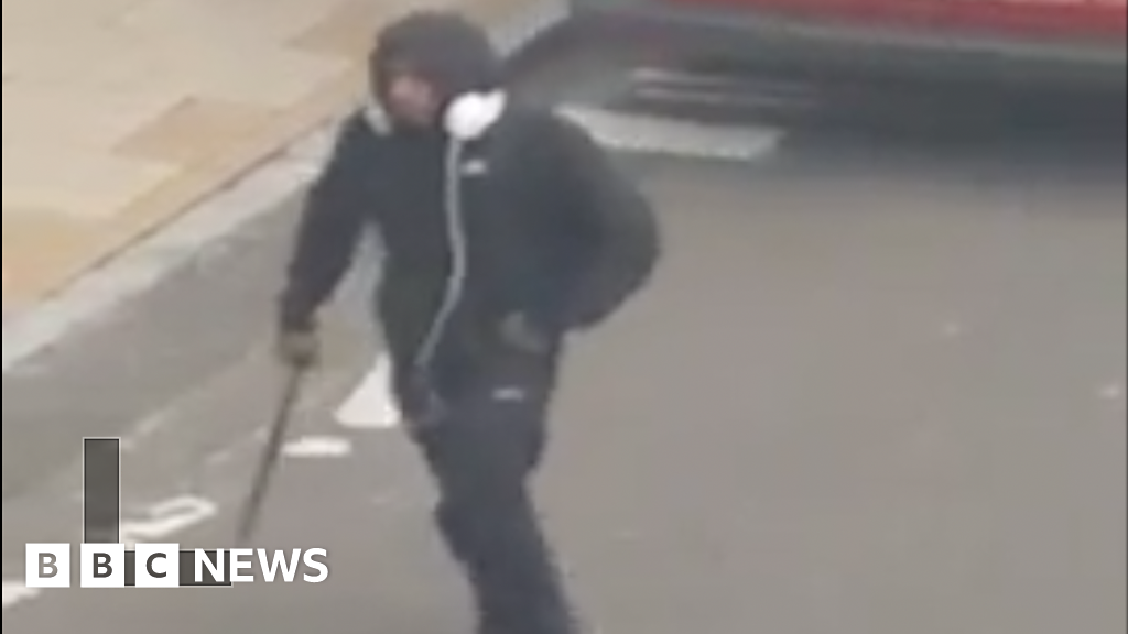 Two police officers give chase to machete-wielding man in Birmingham ...