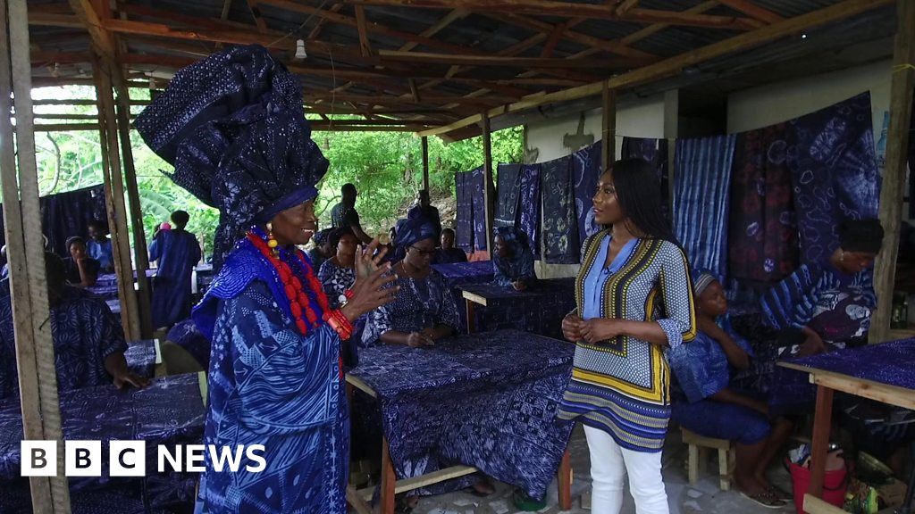 The secret of the Adire cloth - BBC News