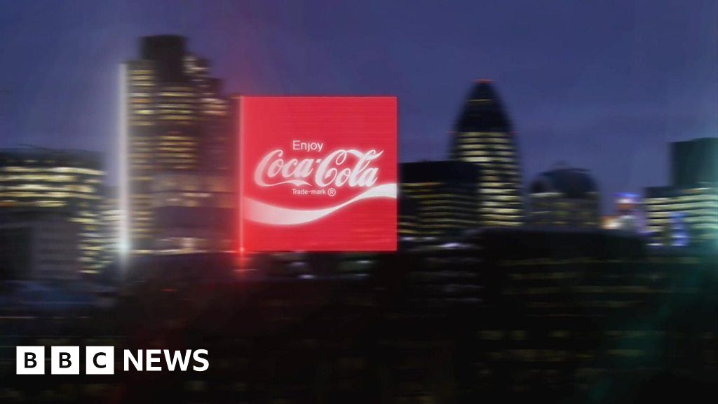 The tech turning skyscrapers into adverts - BBC News