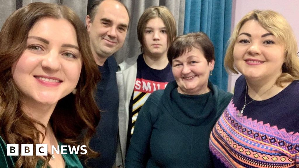 Ukraine: 'Being reunited means so much to us' - BBC News