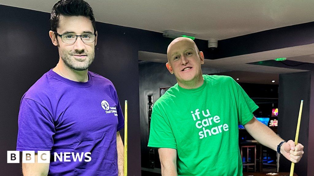 County Durham men play pool for 111 hours in world record bid