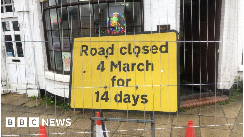 Road closure due to mystery void under March town centre