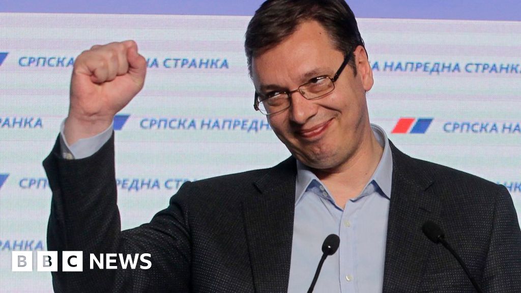 Serbia election: Pro-EU Prime Minister Vucic claims victory - BBC News
