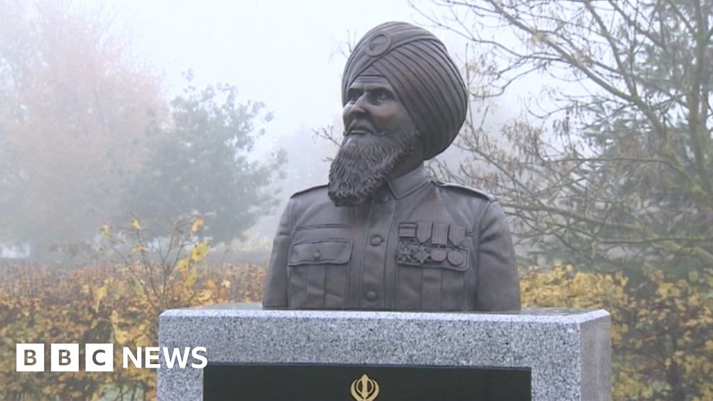 Statue for WW1 Sikh soldiers unveiled at National Memorial Arboretum ...