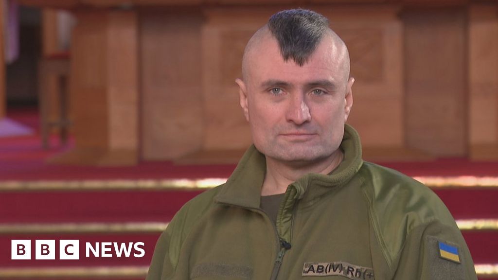 The wounded Ukraine soldier being treated in Scotland - BBC News
