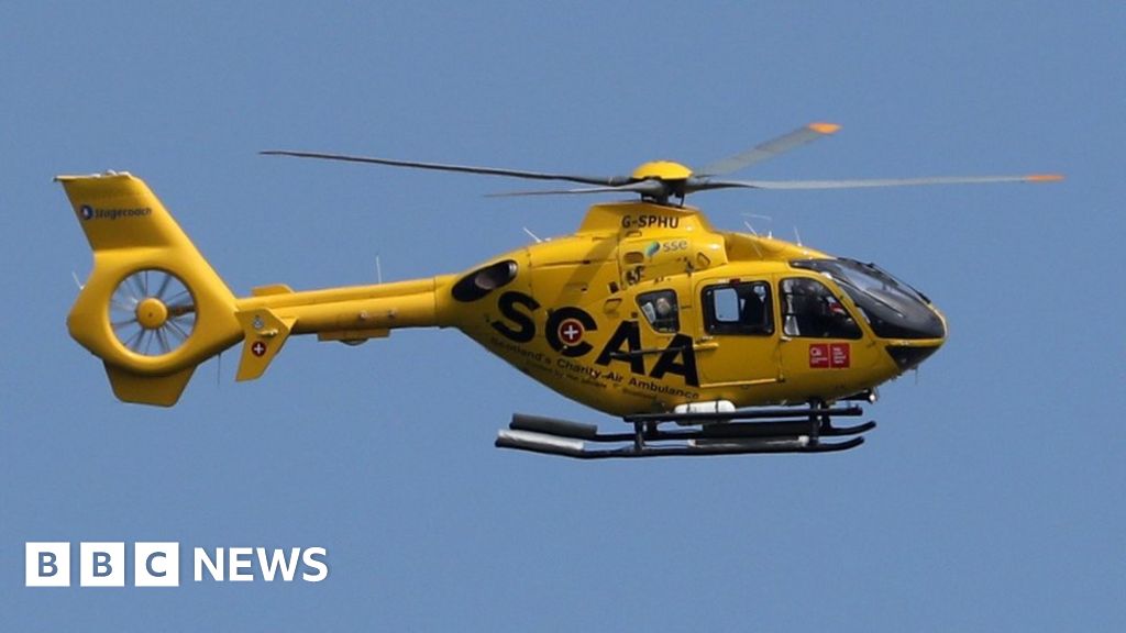 No ambulance to meet helicopter patient at hospital - BBC News