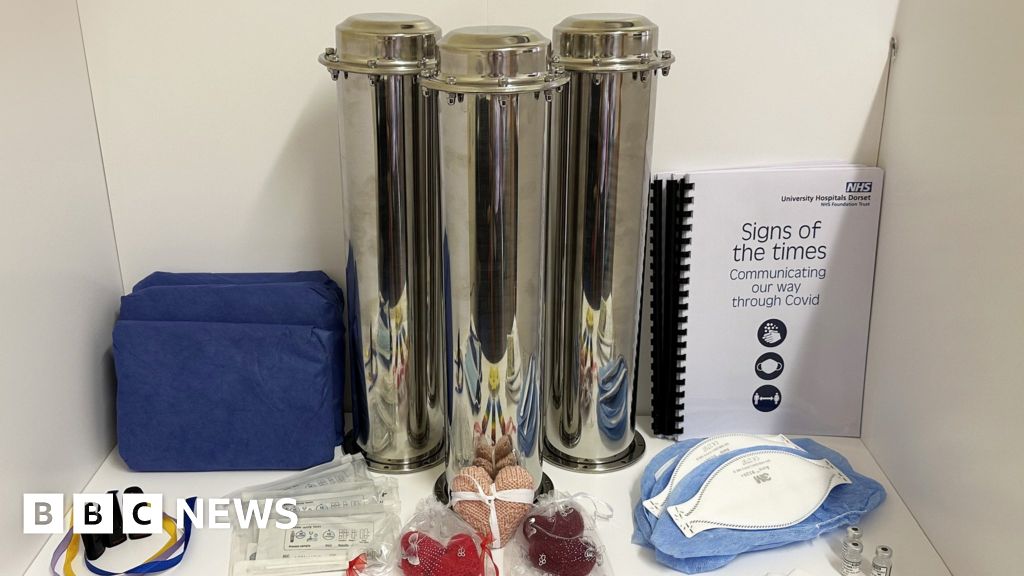 Covid time capsule buried at Bournemouth hospital