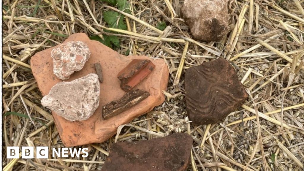 Rossett Roman villa archaeological dig gets under way - BBC News
