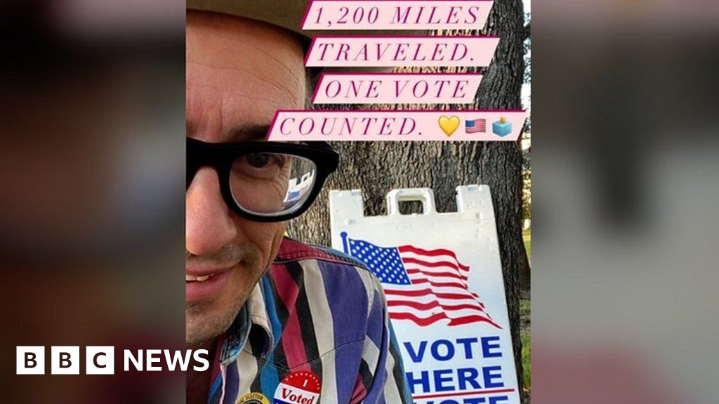 US election: Man drives 18 hours from California to Texas to vote - BBC ...