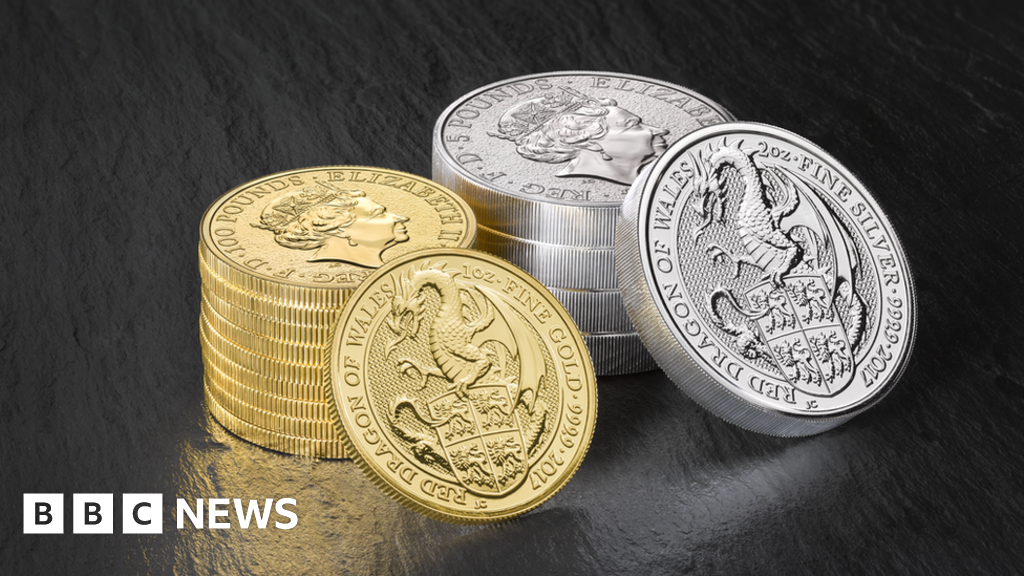Welsh dragon to feature on gold and silver coins - BBC News