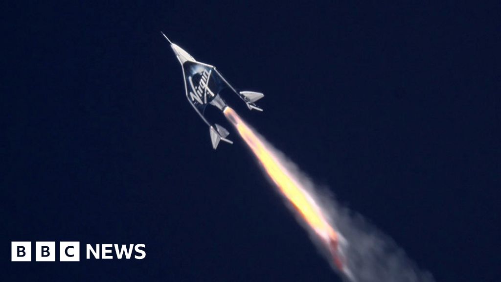 Virgin's Unity plane rockets skyward - BBC News