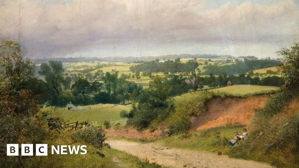 Old paintings of Stoke-on-Trent to go on public display - BBC News
