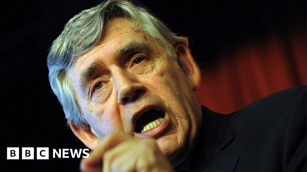 Gordon Brown accuses Tories of 'waging war against poor' - BBC News