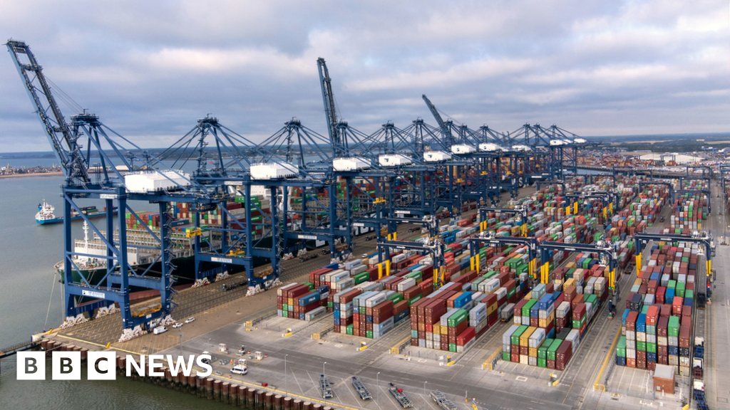 UK's busiest container port at Felixstowe marks 50 years