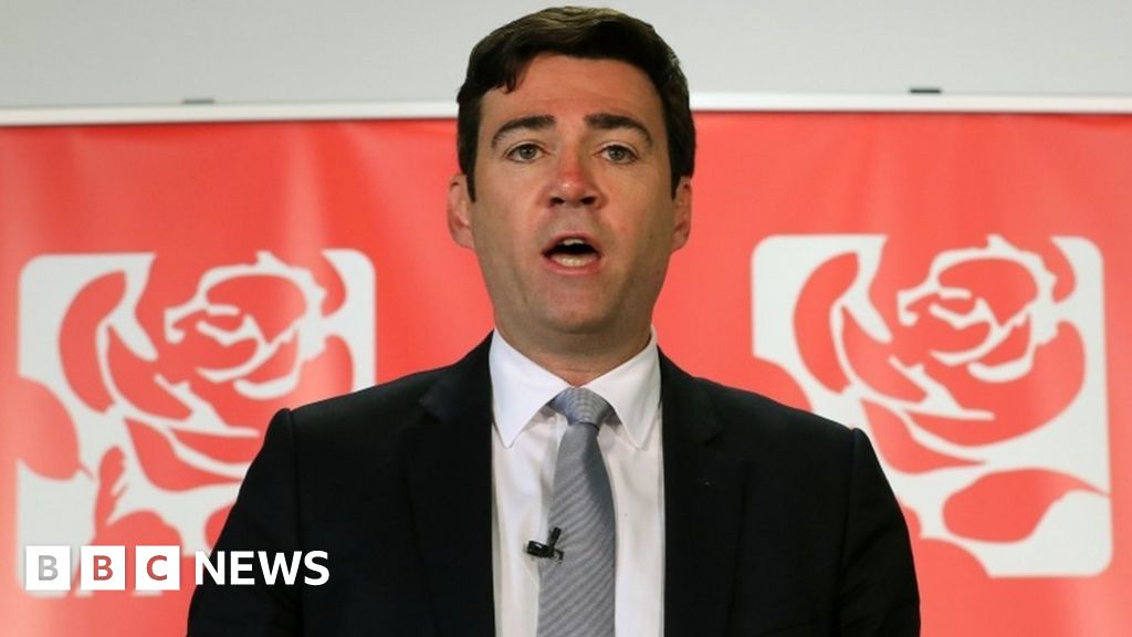 Andy Burnham selected as Labour candidate for Manchester mayor - BBC News