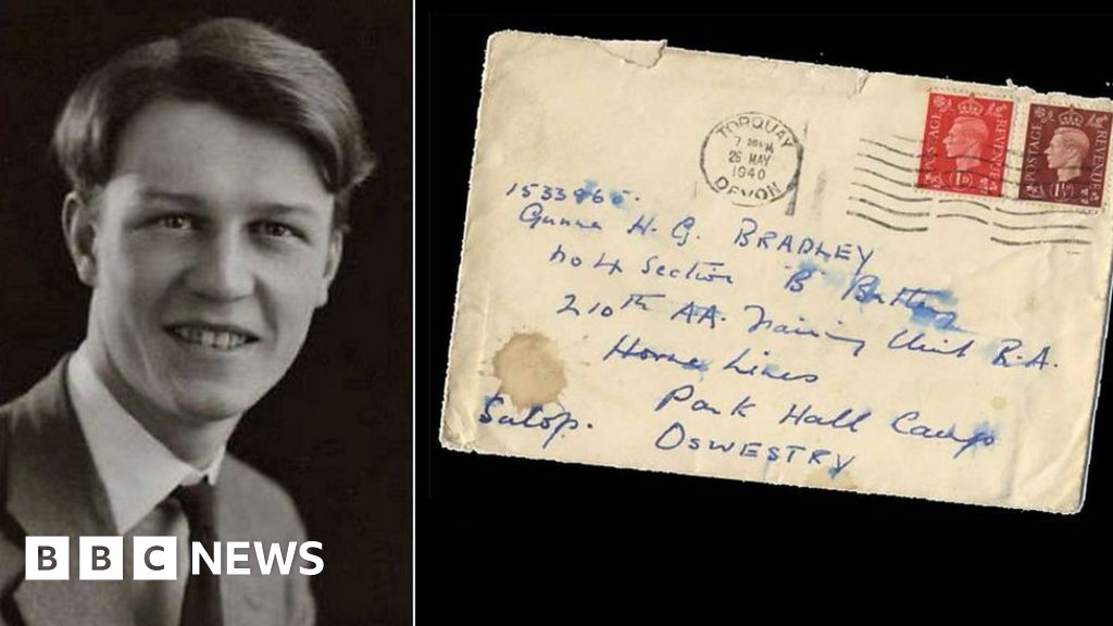 Shropshire museum displays the WW2 love letters sent between two ...