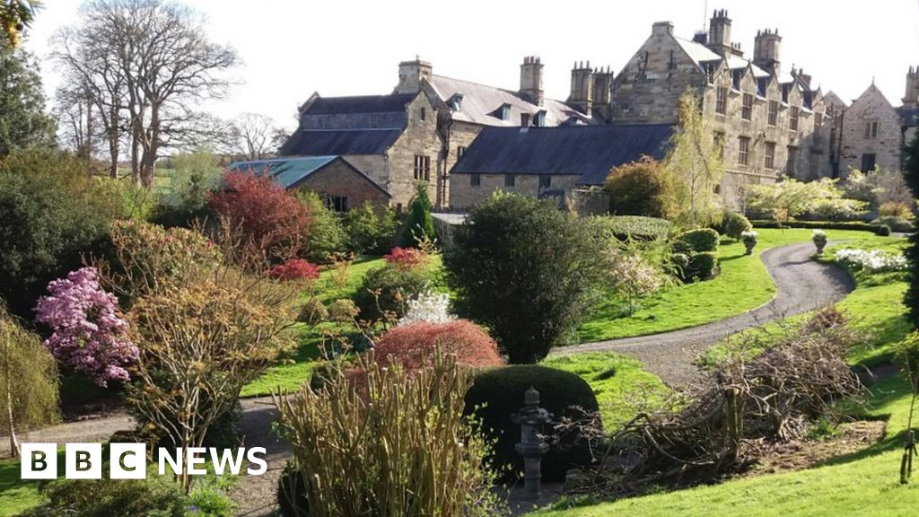 Mostyn Hall gardens open for National Garden Scheme - BBC News