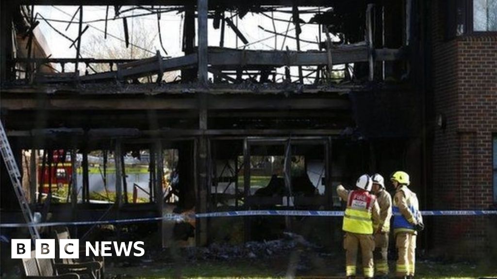 Council arson attack site 'could become care home' - BBC News