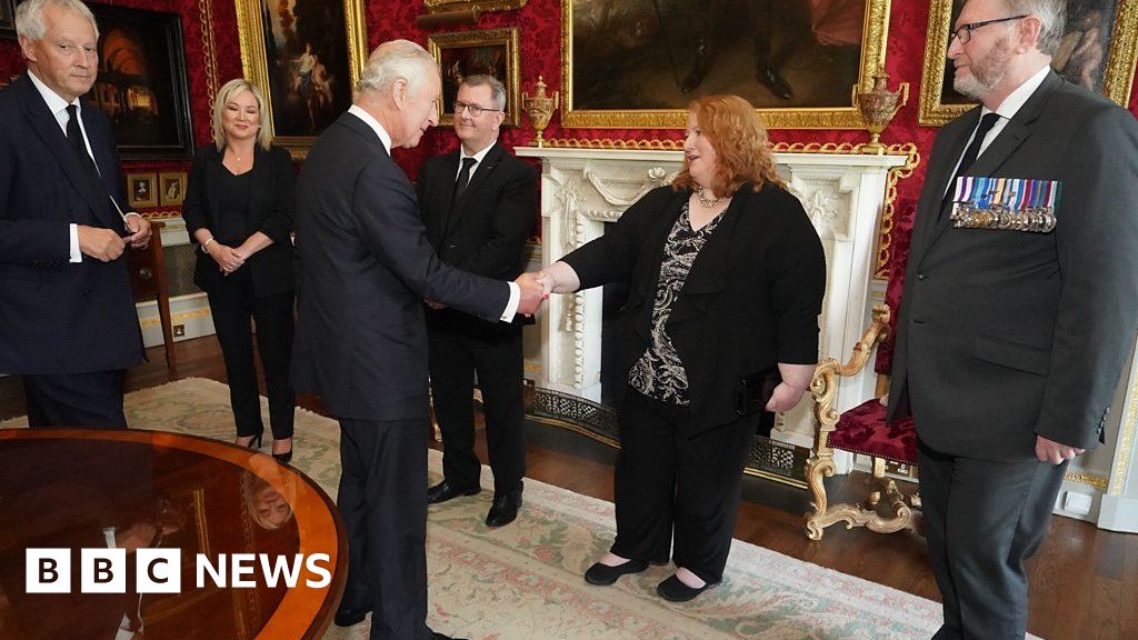King Charles III: New King meets NI parties for first time as monarch ...