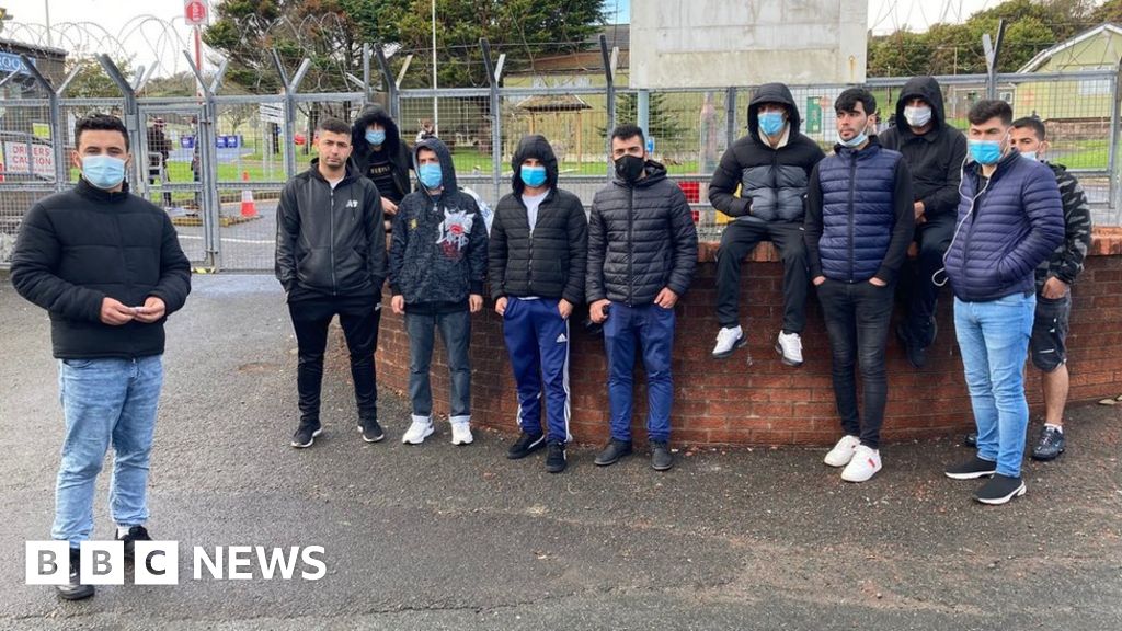 Penally asylum: 'We came from war and got put in an army camp' - BBC News