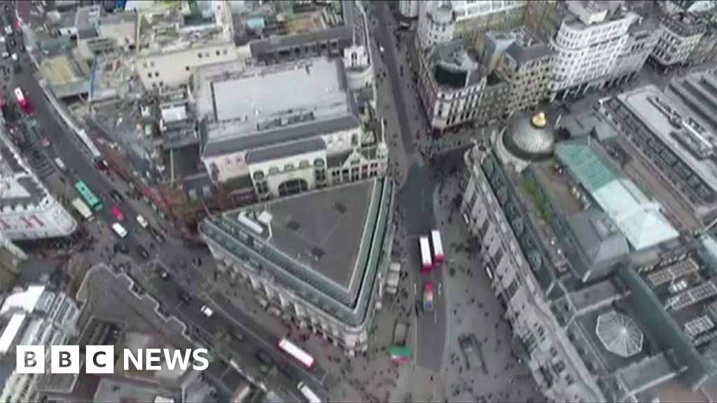 London music video drone footage draws criticism - BBC News