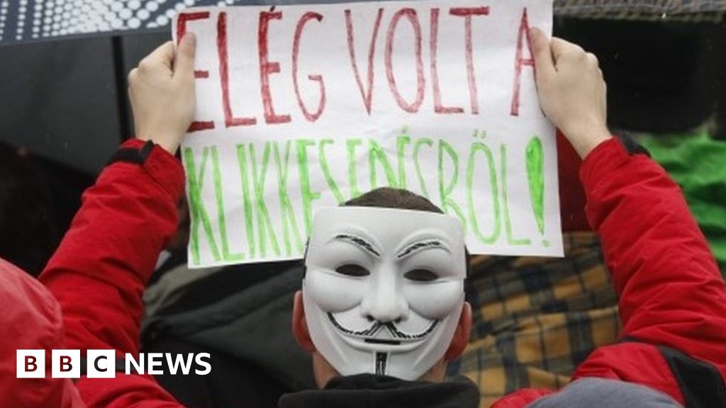 Hungary teachers: Huge protest against government reforms - BBC News