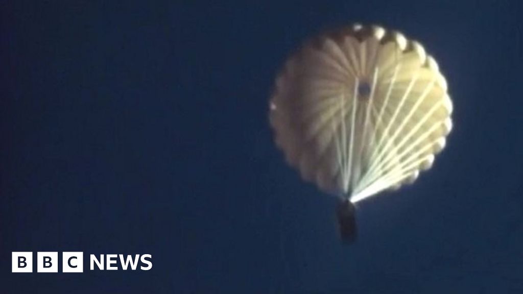 Beavers parachuted in to wilderness in archive film - BBC News