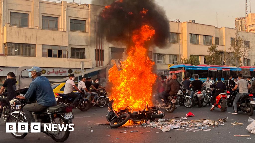 bbc iran protest