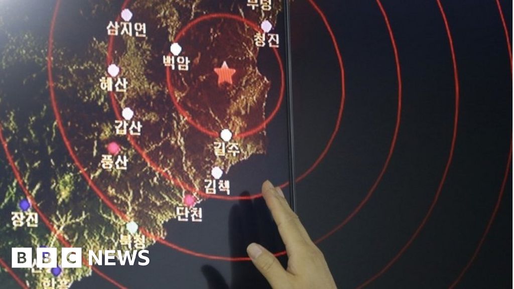 North Korea When Is An Earthquake A Nuclear Test Bbc News