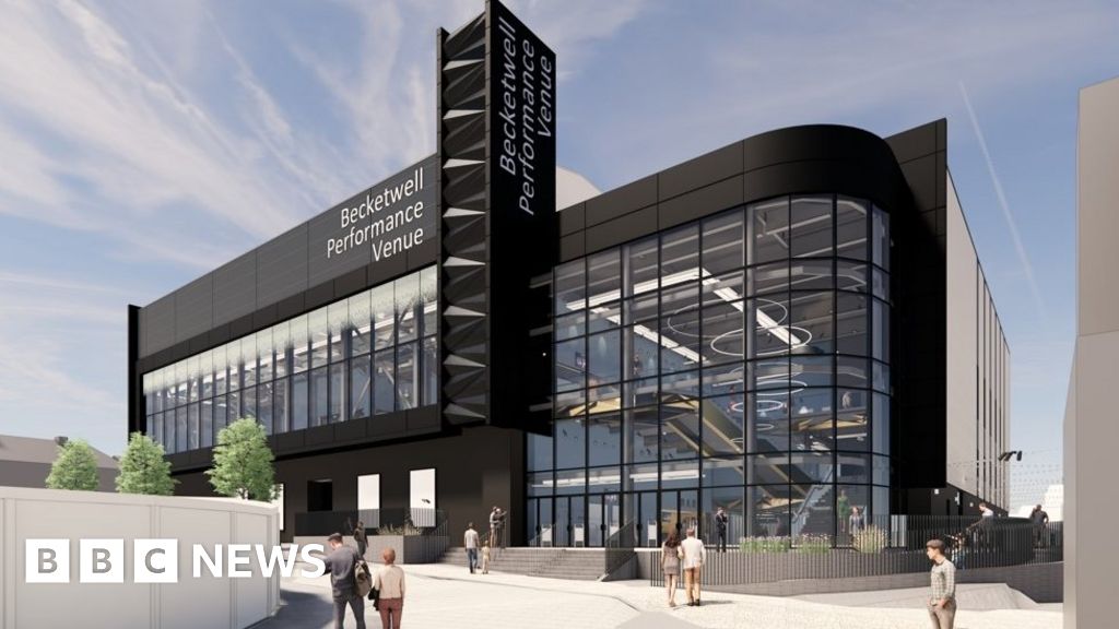 Becketwell: Auditorium of £45.8m performance venue takes shape - BBC News